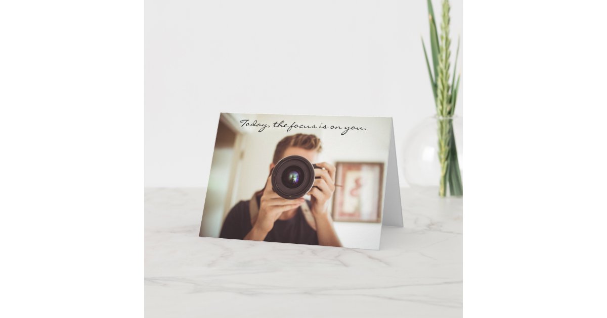 Favorite Photographer Birthday Card | Zazzle.com