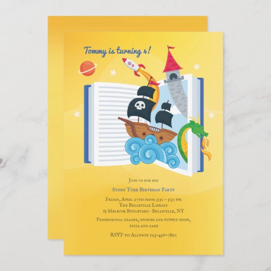 Favorite Story Invitation | Zazzle.com