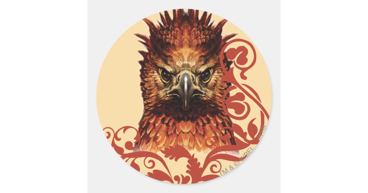 Fawkes Staring Classic Round Sticker | Zazzle