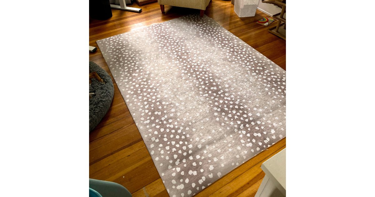 Fawn Antelope Spots Patterned Runner | Zazzle