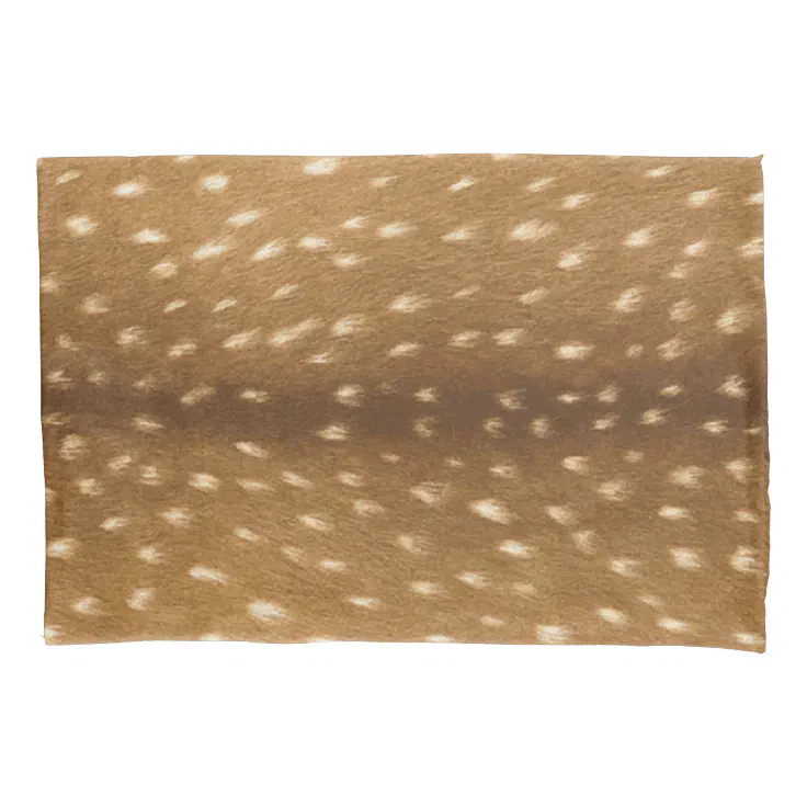 Fawn Skin Deer Hide Print Pillowcase | Zazzle