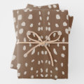 Fawn Spots Baby Deer Animal Print Pattern Wrapping Paper Sheets | Zazzle