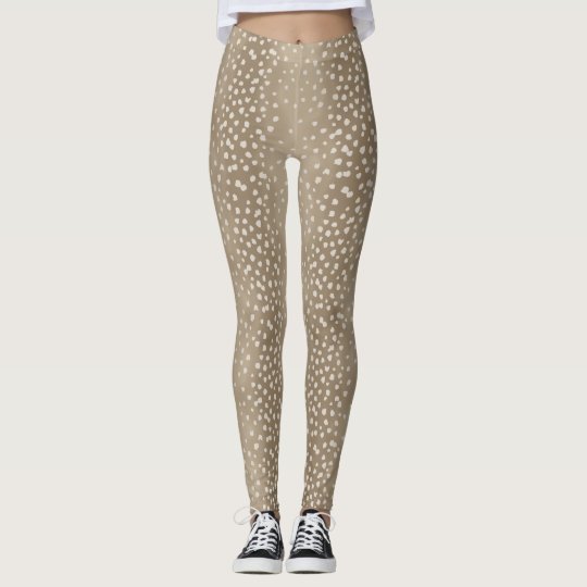 Fawn Spots Baby Deer Patterned Costume Leggings | Zazzle.com