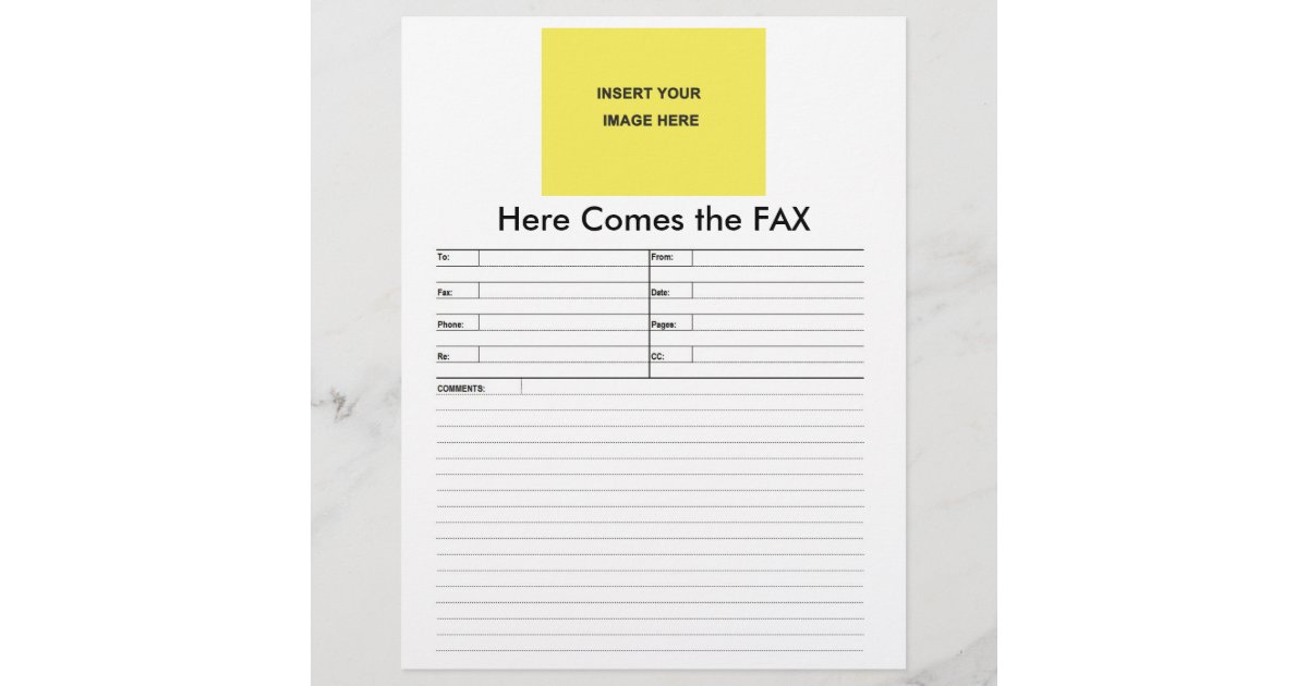 Fax Form Blank Letterhead | Zazzle