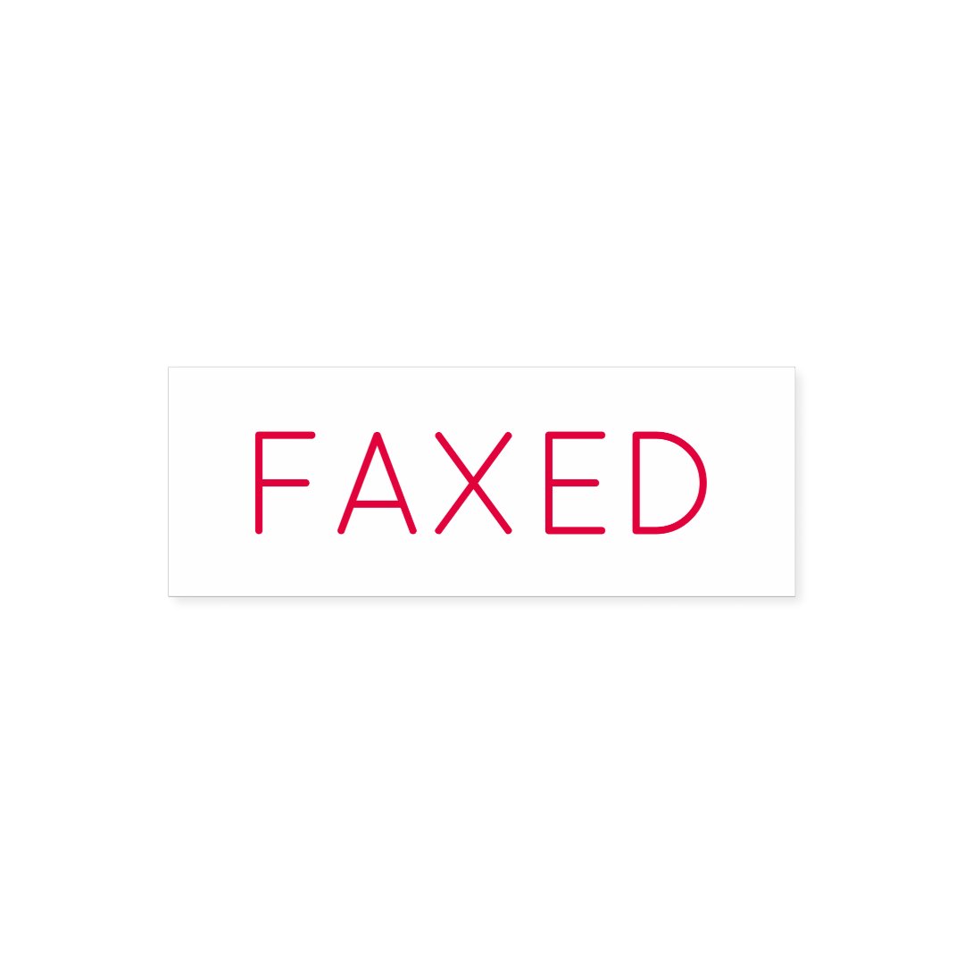 FAXED self inking office stamp | Zazzle