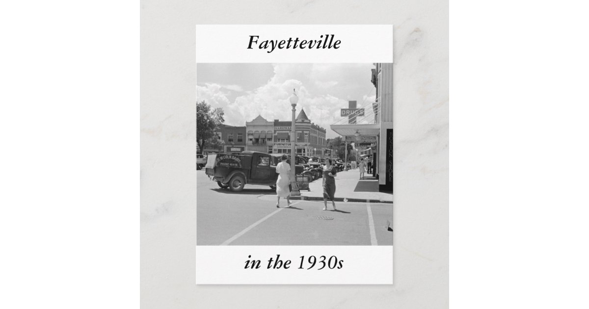 Fayetteville, Arkansas, 1930s Postcard | Zazzle