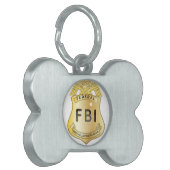 FBI Badge Pet ID Tag | Zazzle