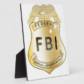 FBI Badge Plaque | Zazzle