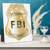 FBI Badge Plaque | Zazzle