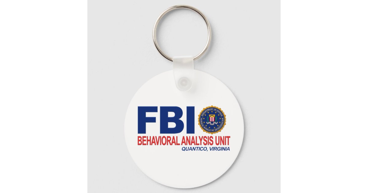 FBI BAU Criminal Keychain | Zazzle