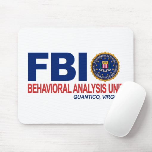 FBI BAU Criminal Mouse Pad | Zazzle