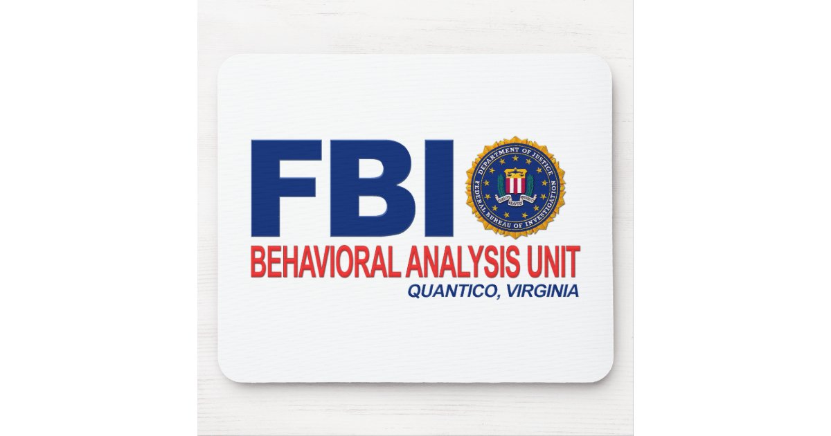 FBI BAU Criminal Mouse Pad | Zazzle