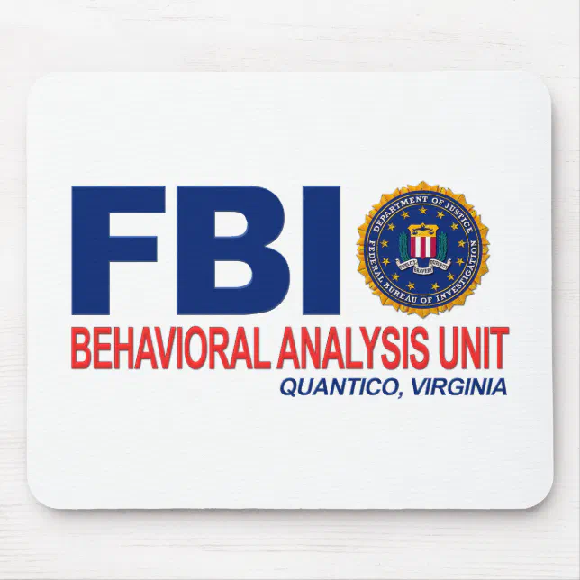 FBI BAU Criminal Mouse Pad | Zazzle