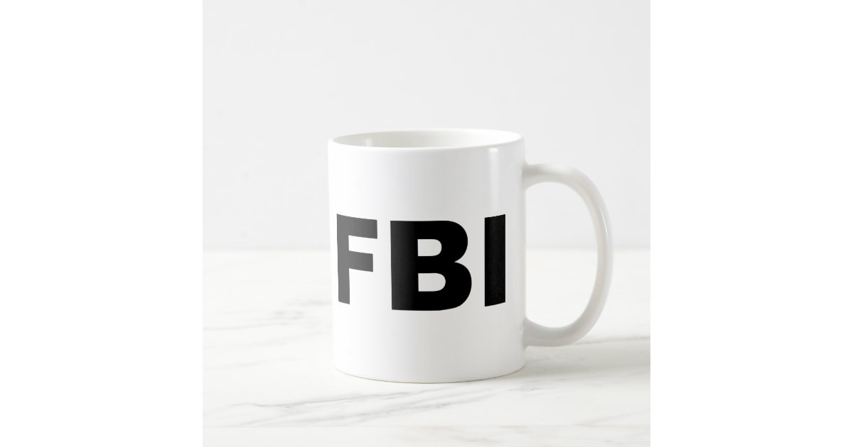 FBI COFFEE MUG | Zazzle