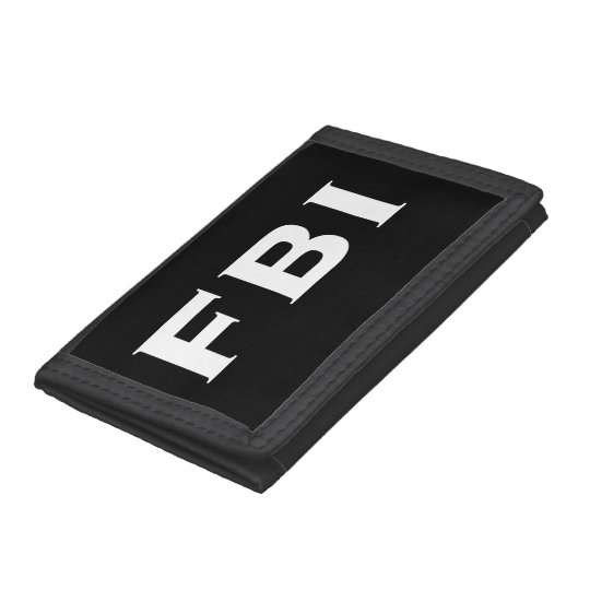 FBI Cool Trifold Wallet | Zazzle.com