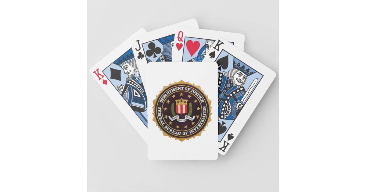 FBI PLAYING CARDS | Zazzle.com
