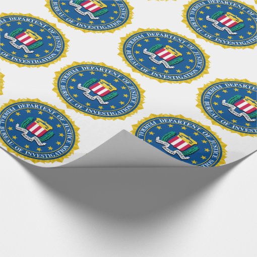 FBI Seal Wrapping Paper | Zazzle