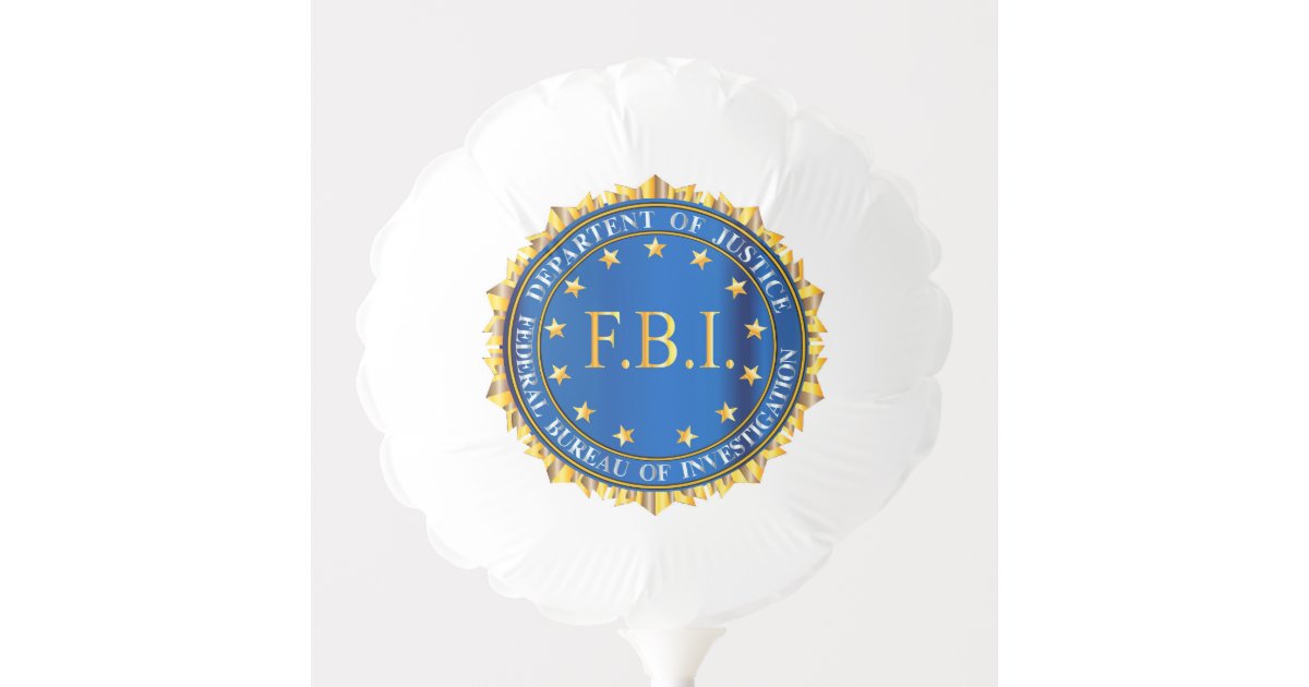 FBI Spoof Seal Balloon | Zazzle