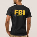 FBI T-Shirt | Zazzle