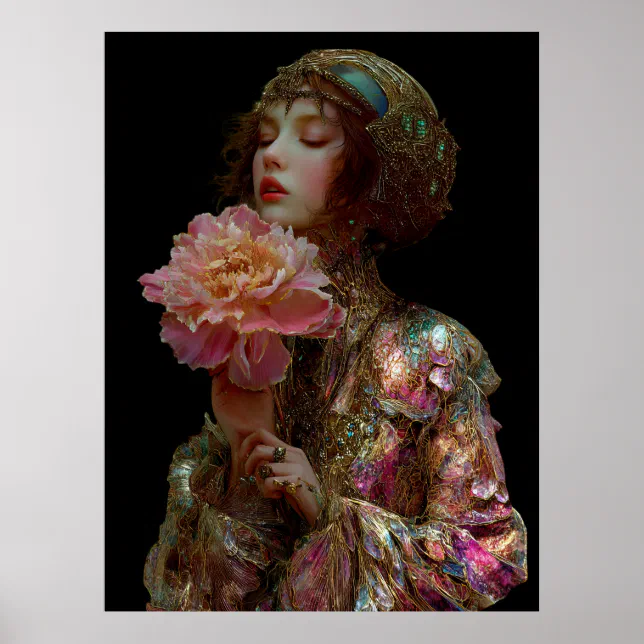 - FD2 Enchanting Fantasy Dreamy Muse 3 Iridescent Poster | Zazzle