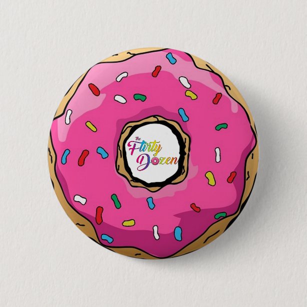 Donut Buttons & Pins - No Minimum Quantity | Zazzle
