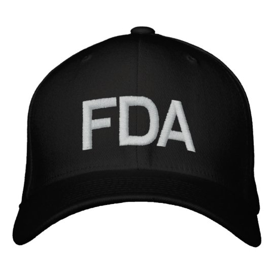 FDA EMBROIDERED BASEBALL HAT | Zazzle.com