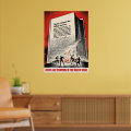 FDR Quote On Book Burning Poster | Zazzle