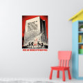 FDR Quote On Book Burning Poster | Zazzle