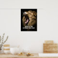 Fear - Lion Motivational Poster | Zazzle