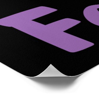 Fear Poster | Zazzle