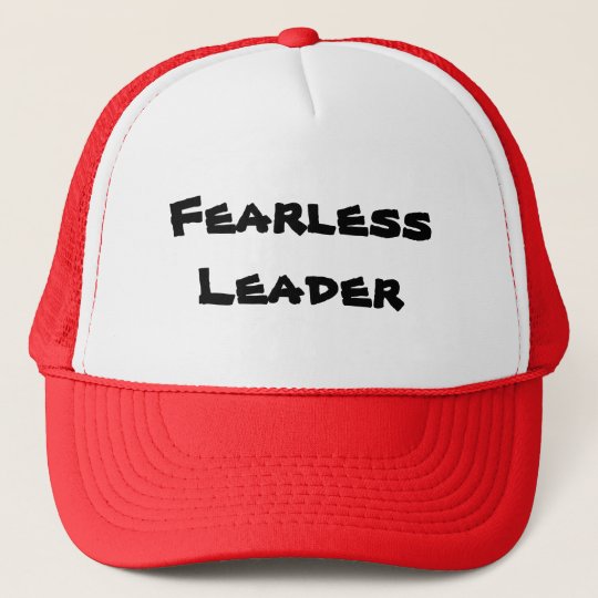 Fearless Leader Cap | Zazzle.com