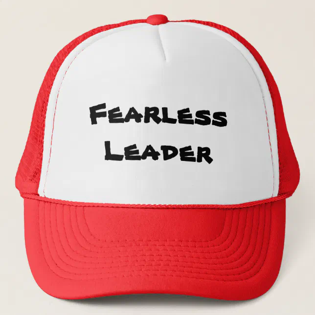 Fearless Leader Cap | Zazzle