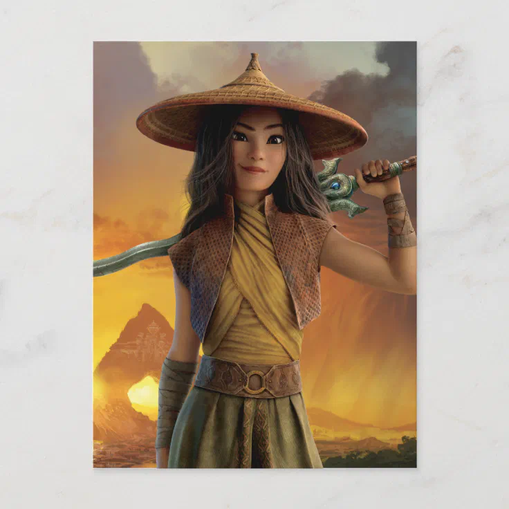 Fearless Raya Postcard | Zazzle