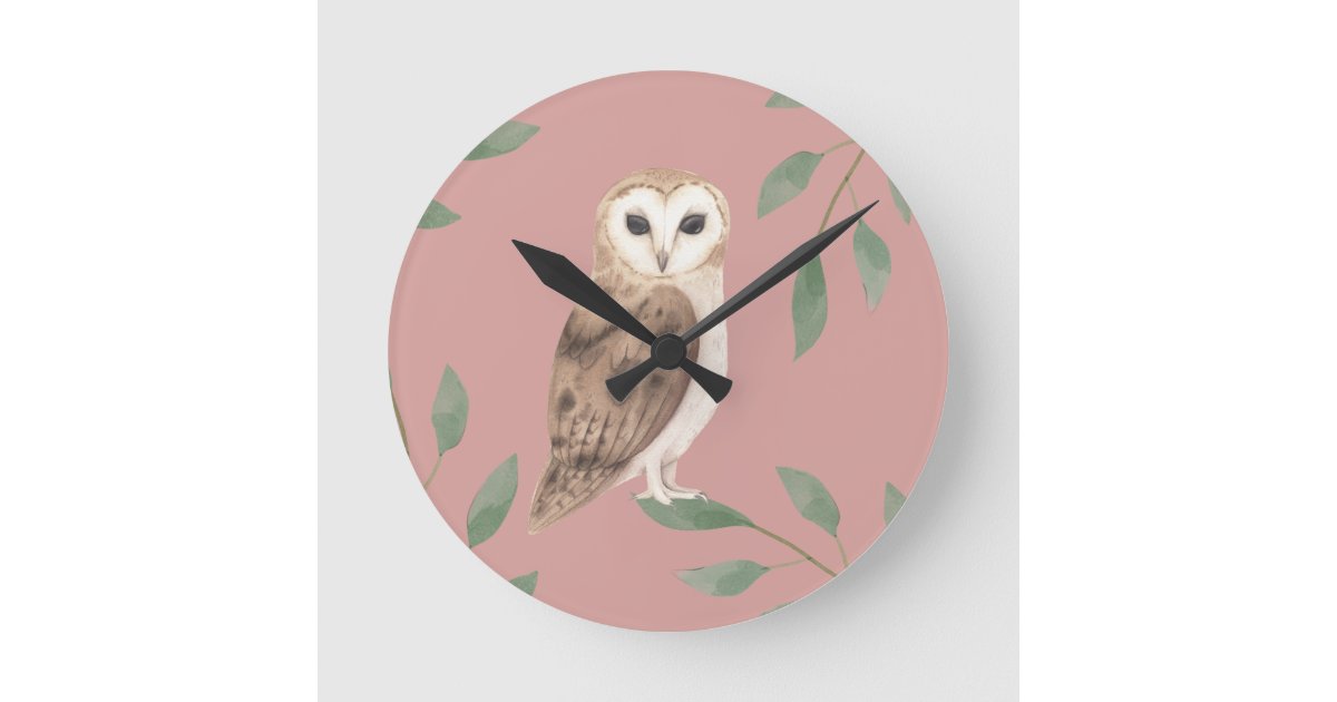 Feathered Friend Clock | Zazzle