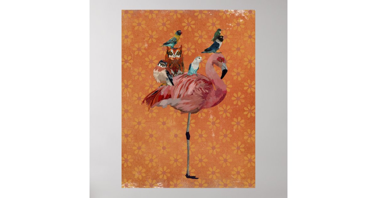 FEATHERED FRIENDS POSTER | Zazzle