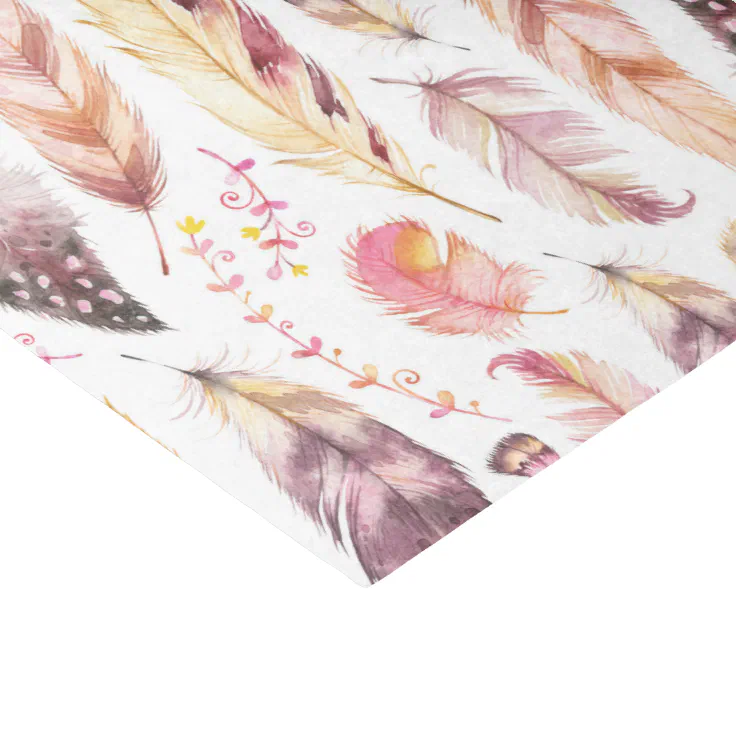 Feathers Tissue Paper | Zazzle