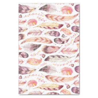 Feathers Tissue Paper | Zazzle