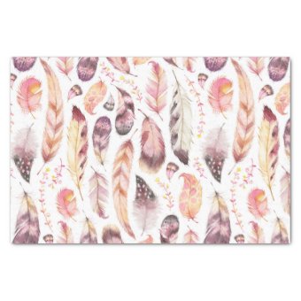 Feathers Tissue Paper | Zazzle