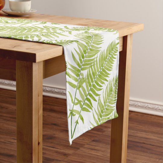 Feathery Fern on a Table Runner | Zazzle.com