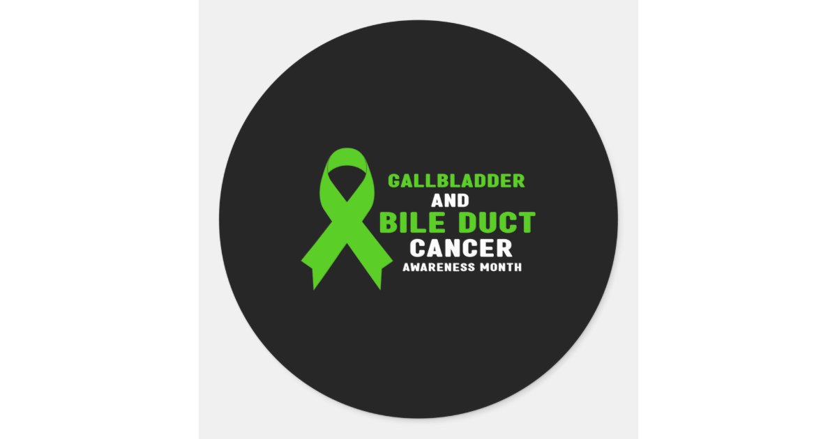 February Is Gallbladder And Bile Duct Cancer Aware Classic Round ...