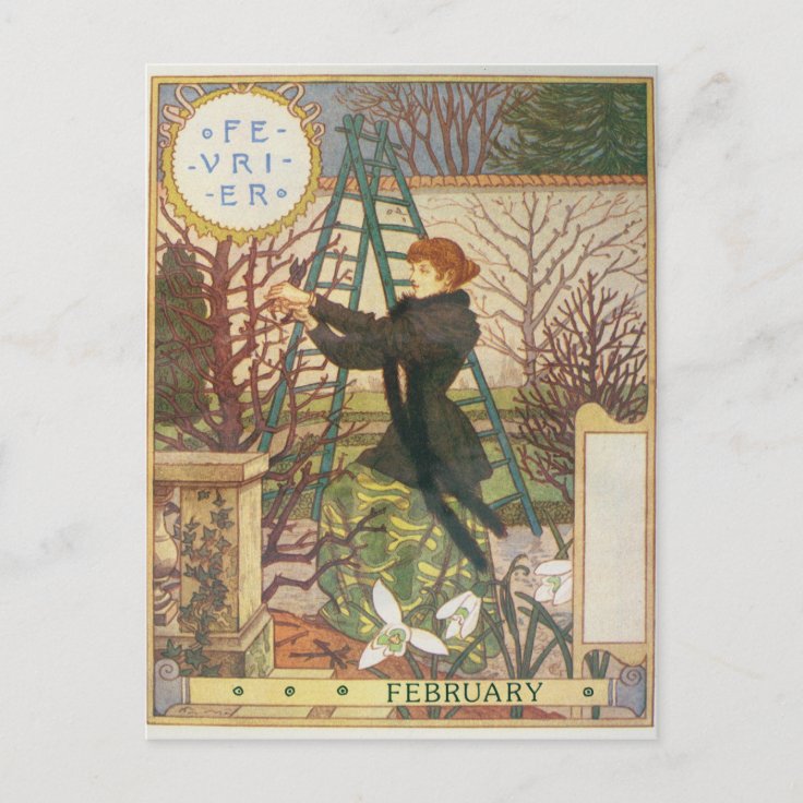 February Postcard | Zazzle