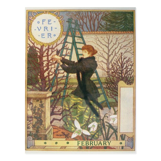 February Postcard | Zazzle.com
