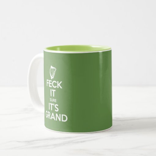 Feck It - Harp Two-Tone Coffee Mug | Zazzle
