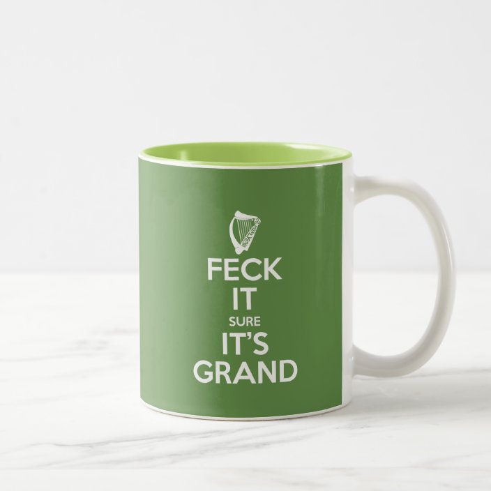 Feck It - Harp Two-Tone Coffee Mug | Zazzle.com