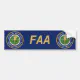 Federal Aviation Administration FAA Bumper Sticker | Zazzle