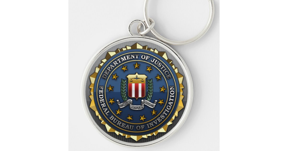 Federal Bureau of Investigation Keychain | Zazzle