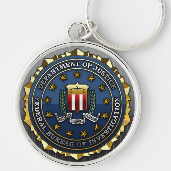 Federal Bureau of Investigation Keychain | Zazzle.com