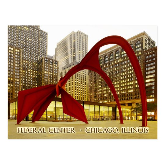 Federal Center Plaza, Chicago, Illinois Postcard | Zazzle.com