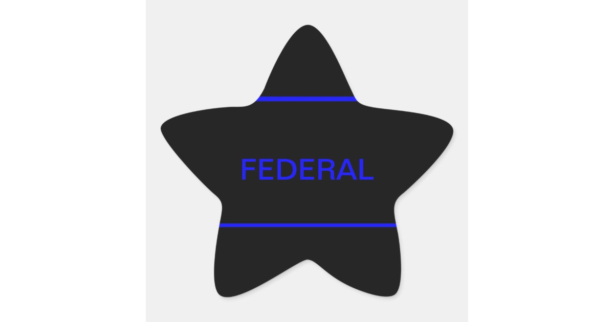 Federal LEO sticker | Zazzle
