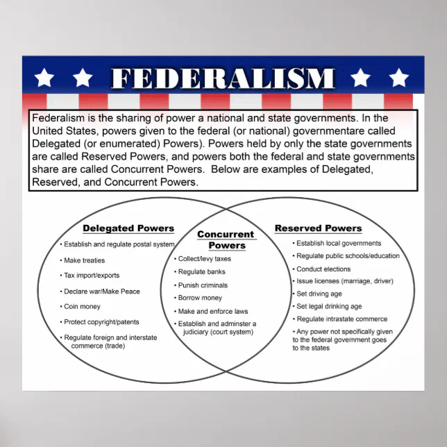 Federalism Poster | Zazzle